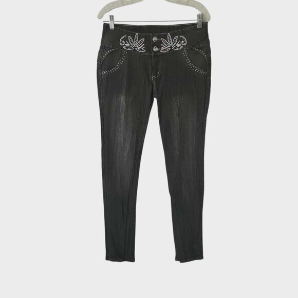 Silver Diva | Jeans | Silver Diva Jeans Rhinestone Embellished Low Rise ...